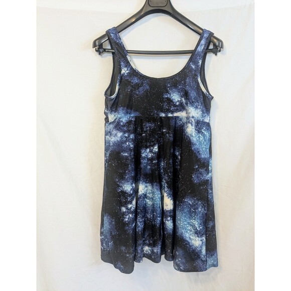 torrid | Swim | Torrid Zip Front Black Galaxy Sporty Swim Dress Plus ...